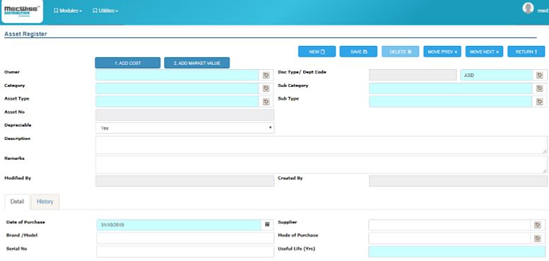 MecWise Fixed Assets – Starvision